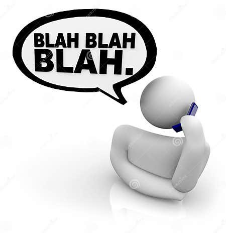 Blah Blah Blah stock illustration. Illustration of conversation - 8158044