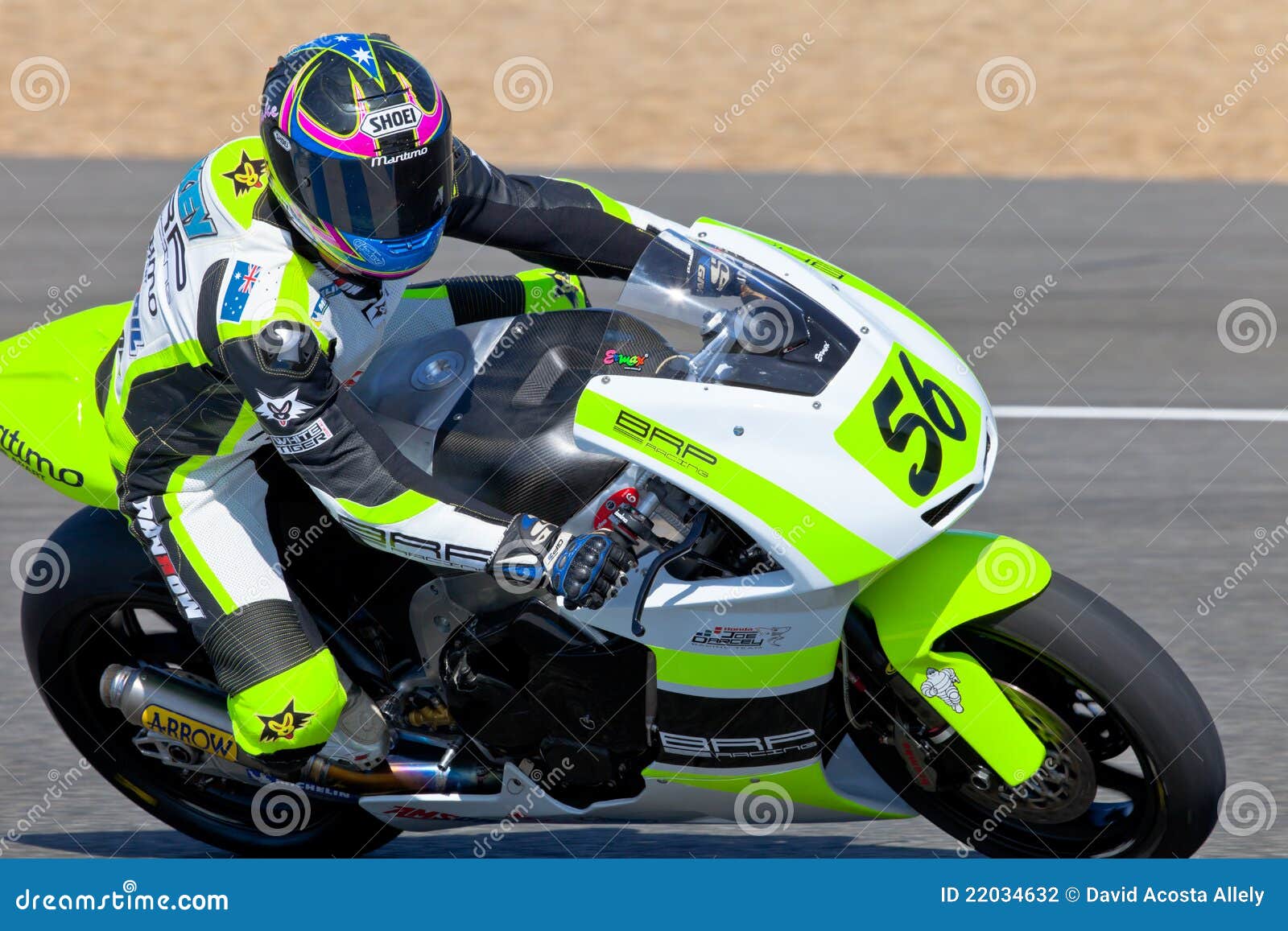 Blake Leigh-Smith Pilot of Moto2 of the CEV Editorial Photography ...