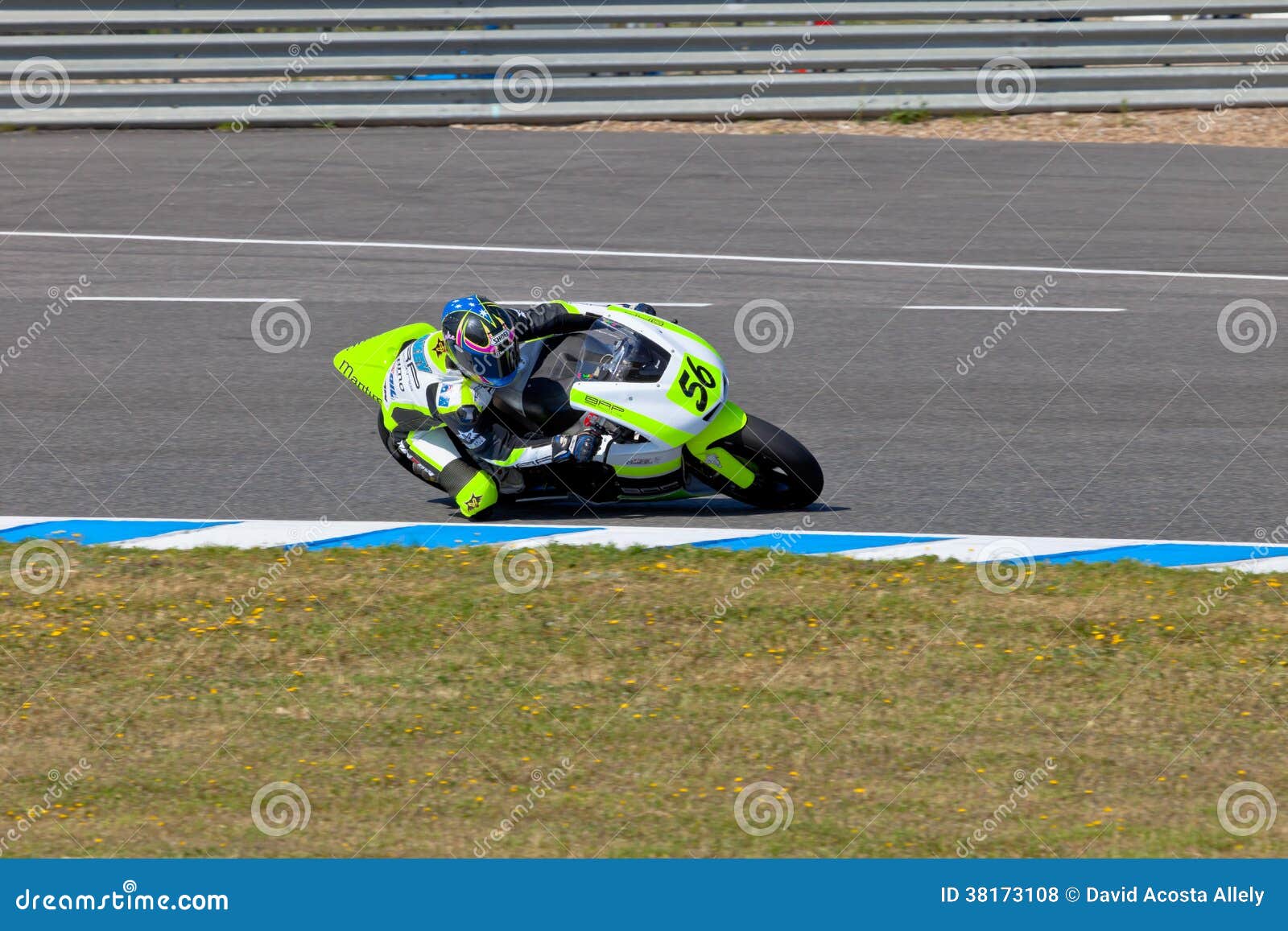 Blake Leigh-Smith Pilot of Moto2 of the CEV Editorial Stock Photo ...