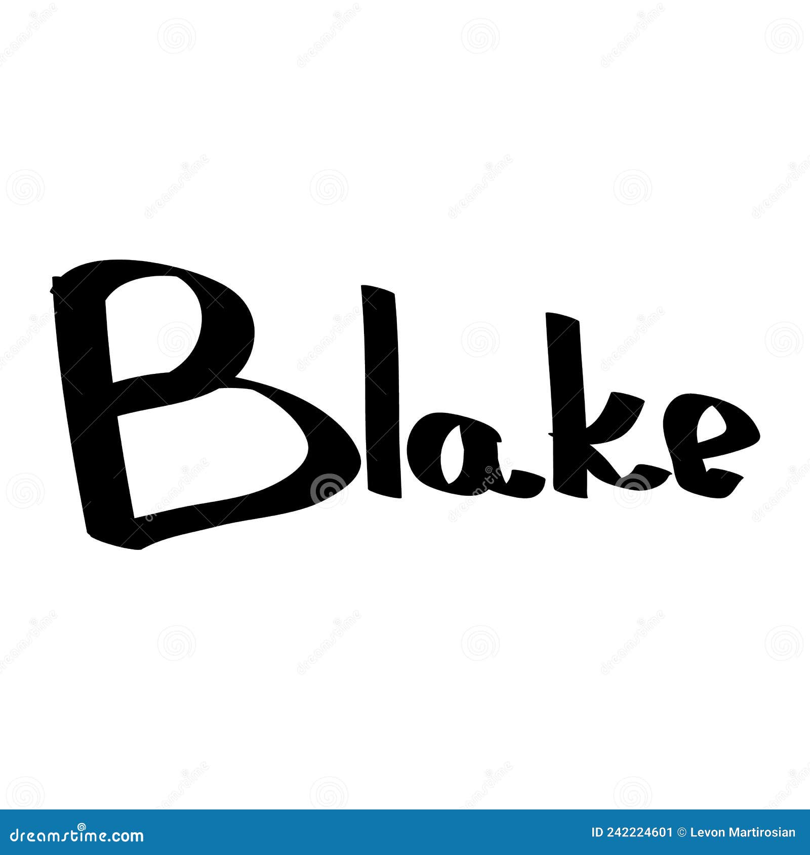 Blake Male Name Street Art Design. Graffiti Tag Blake. Vector Art ...