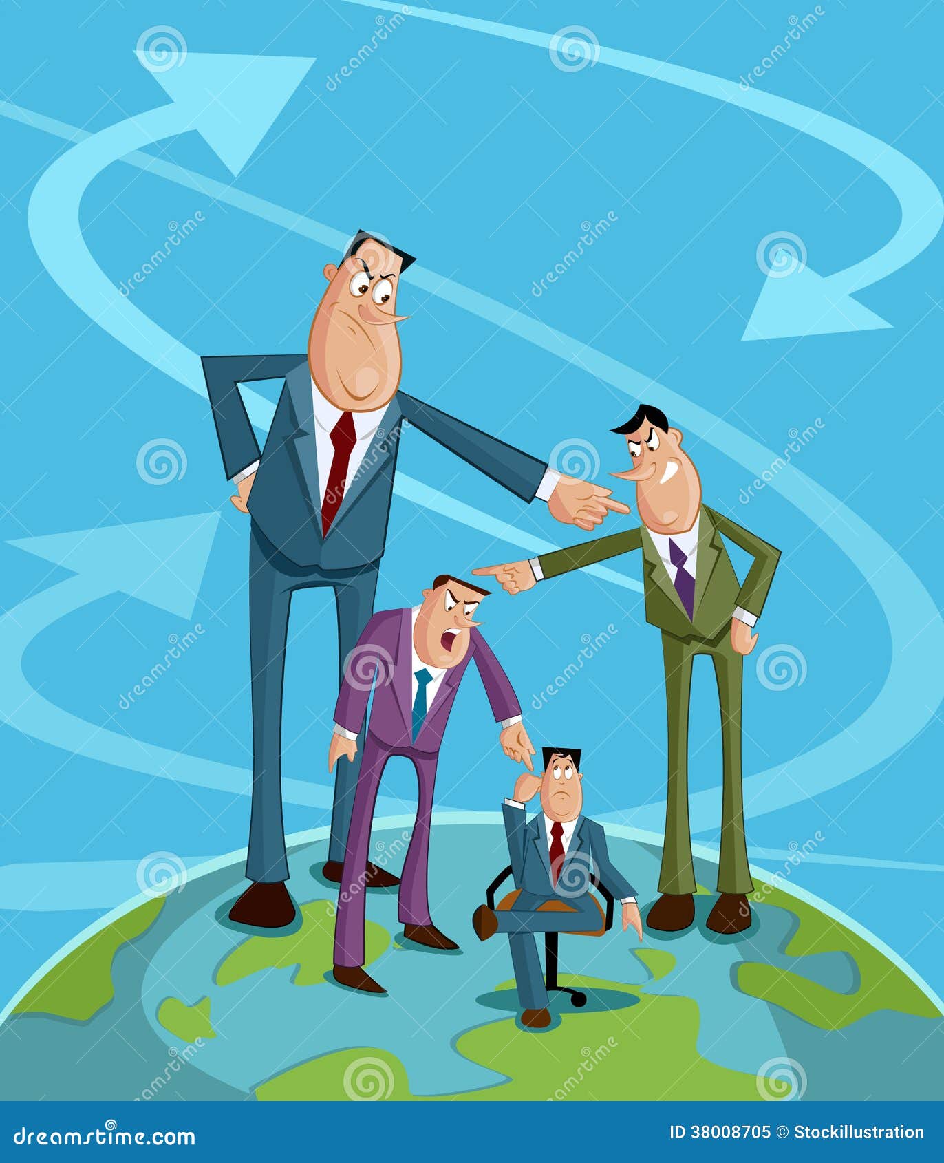 Blame Game Concept stock vector. Illustration of fingers - 38008705