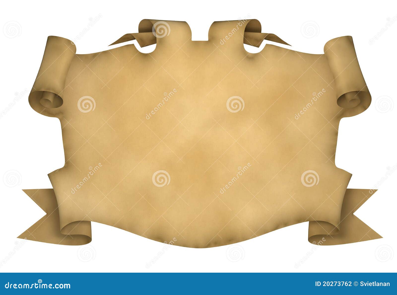 Ancient Parchment Pirate's Treasure Map, Paper With Vintage Texture ...