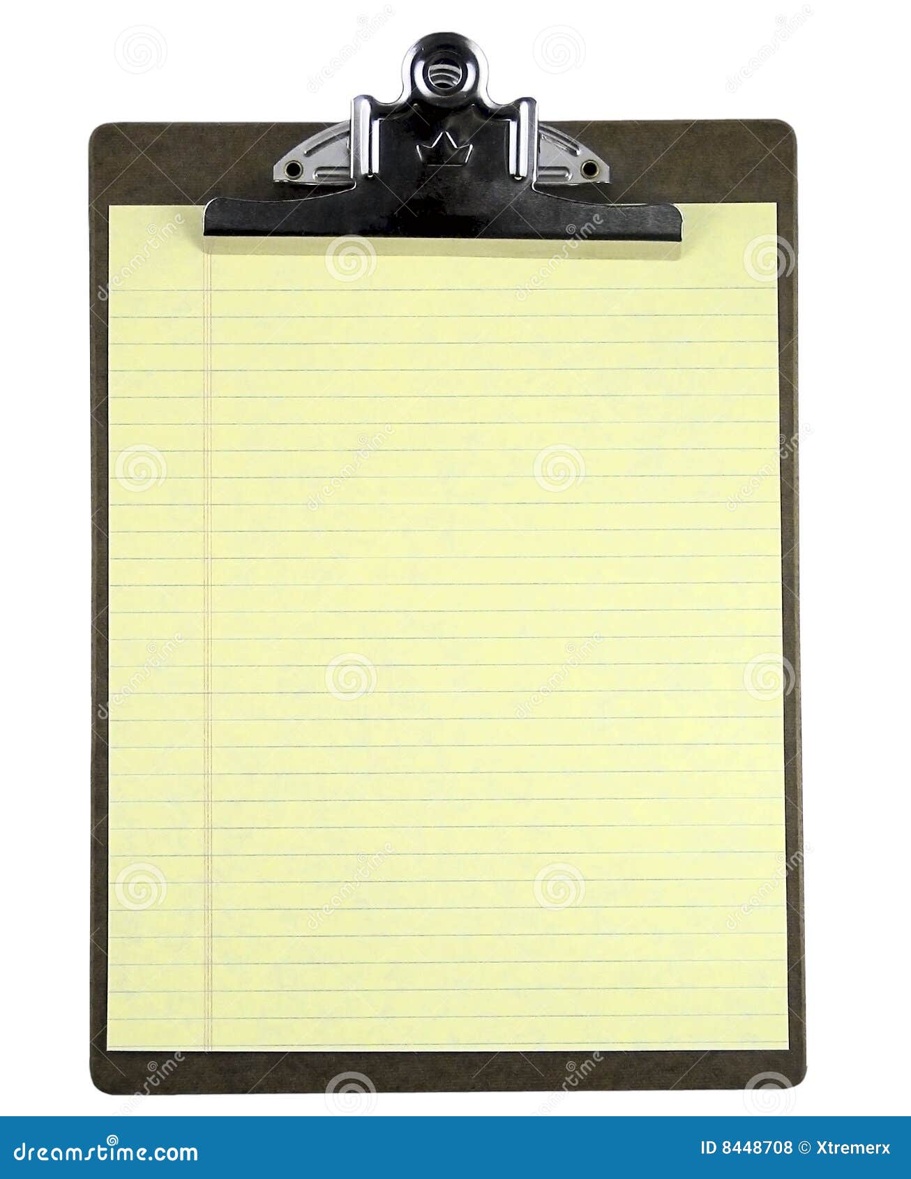 Blanc De Bloc-notes D'isolement Par Planchette Blanc Photo stock ...