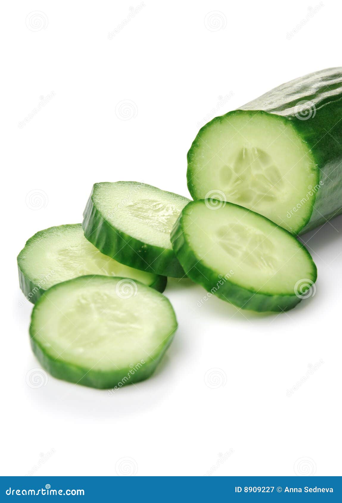 Blanc de concombre image stock. Image du nourriture, horizontal - 8909227