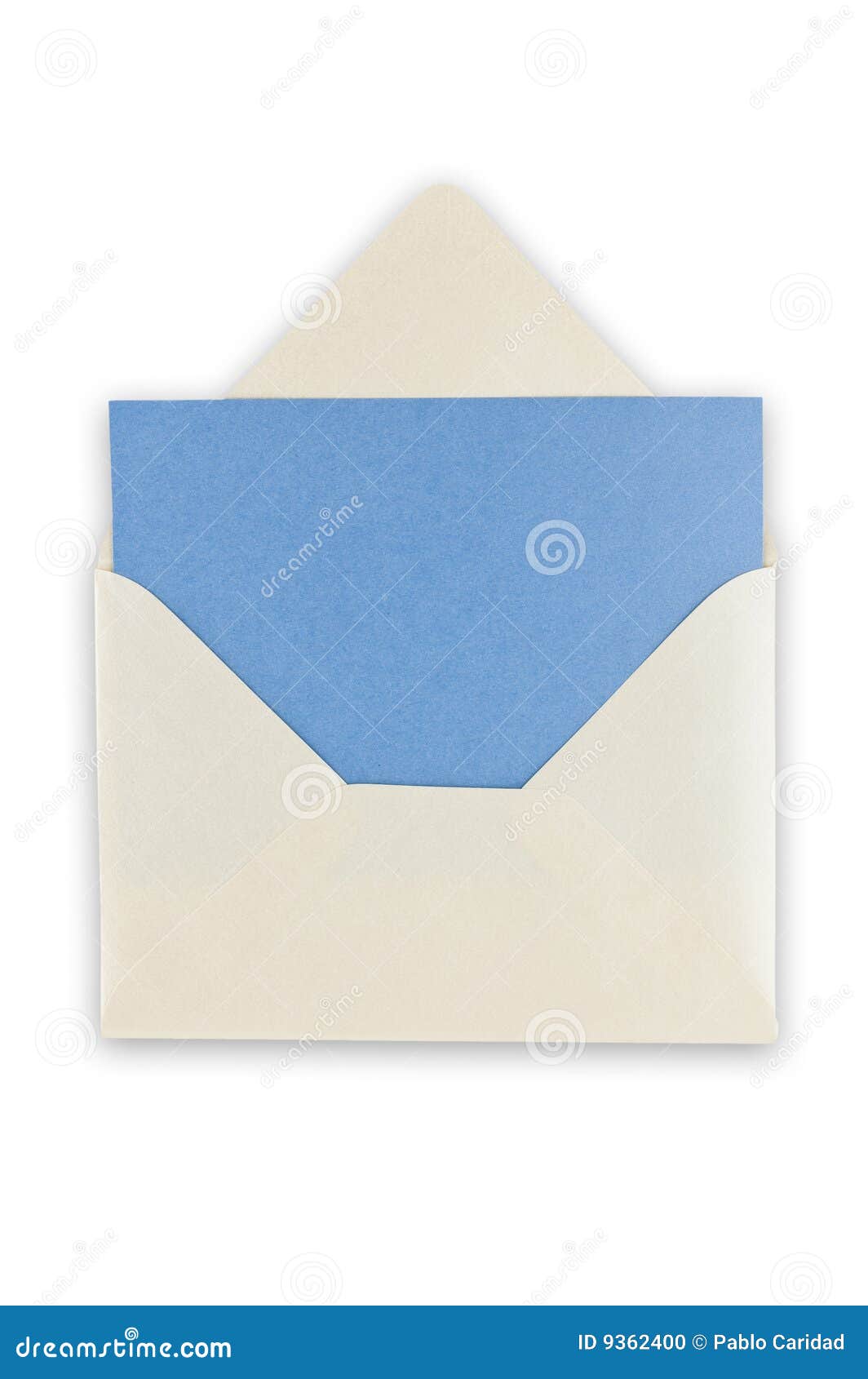 Blanc Ouvert D'enveloppe De Balnk Photo stock - Image of correspondance ...