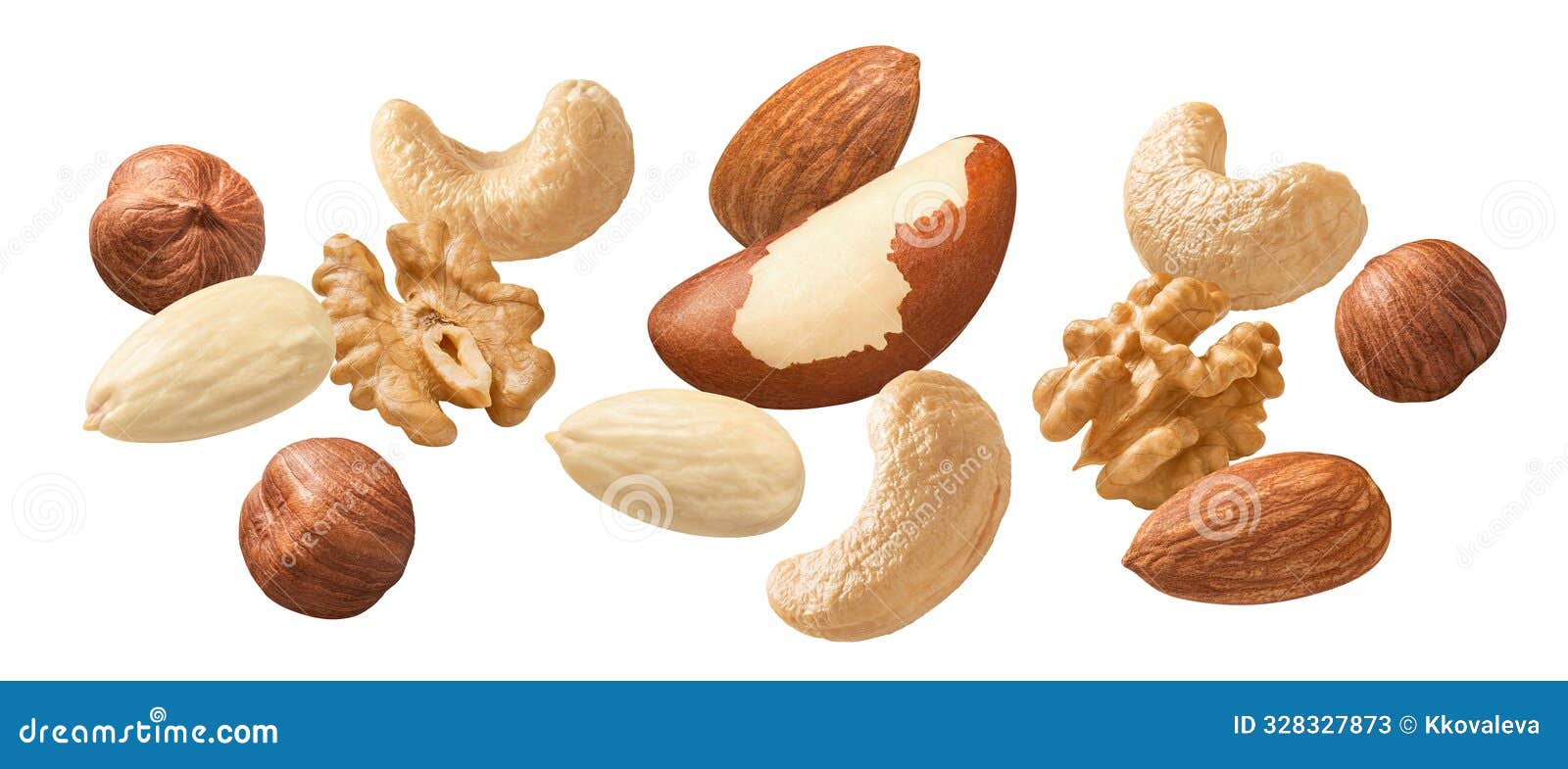 Hazelnut, Blanched Almond, Cashew Nuts, Green And Blue Grapes Isolated ... Hazelnut, Blanched Almond, Cashew Nuts, Green And Blue Grapes Isolated ...