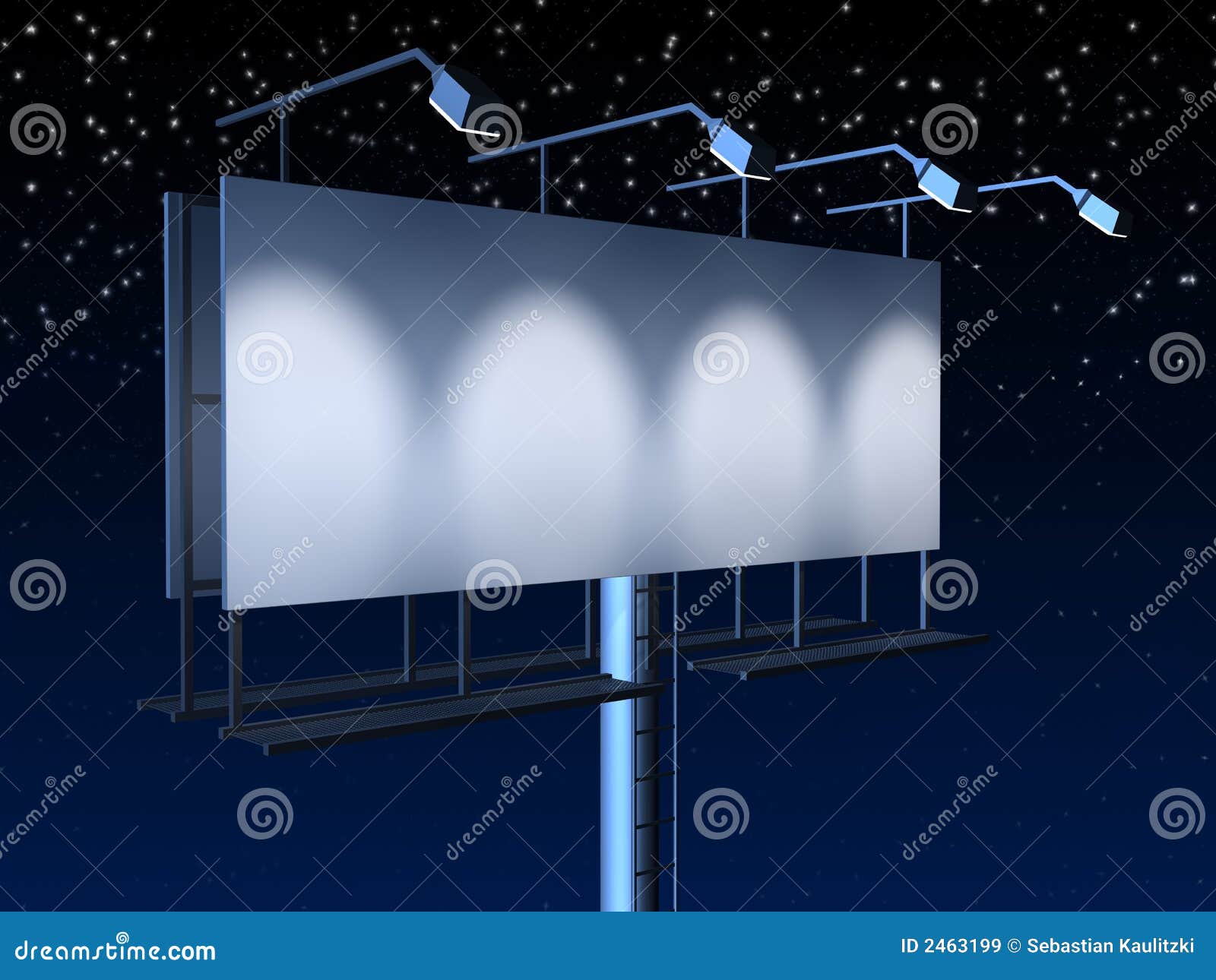 Blanck sign at night stock illustration. Illustration of business - 2463199