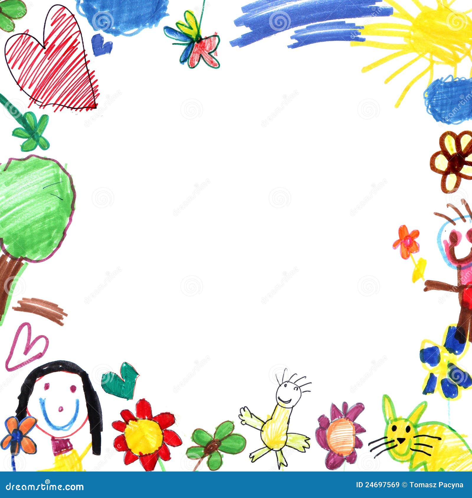 Blanco de manuar del niño stock de ilustración. Ilustración de ...