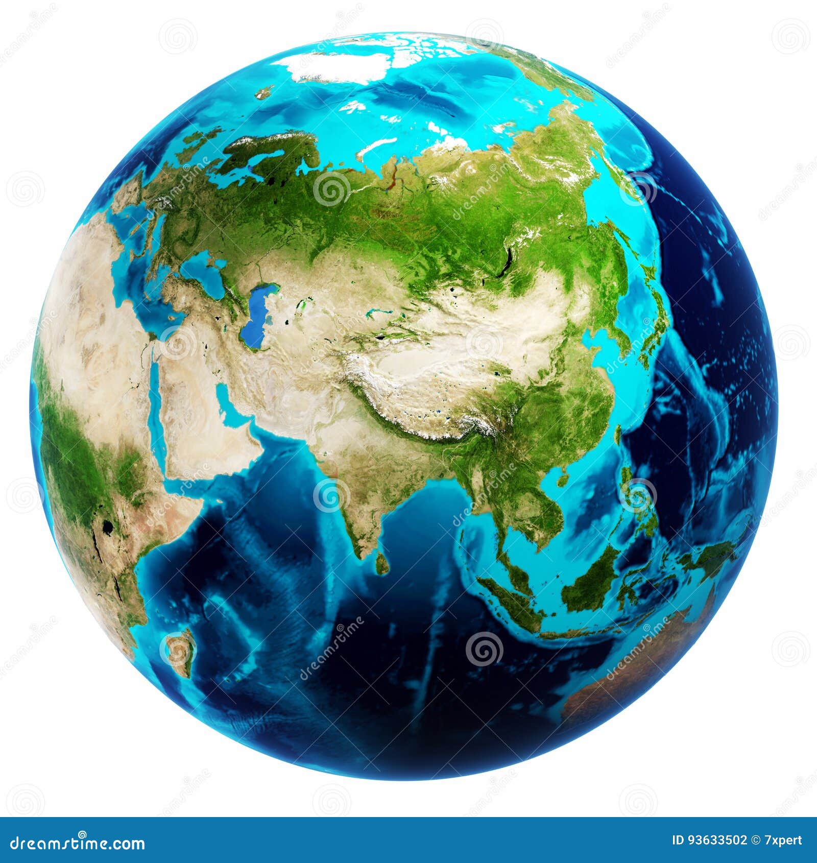 Blanco Del Mapa De La Tierra Aislado Foto de archivo - Imagen de ...