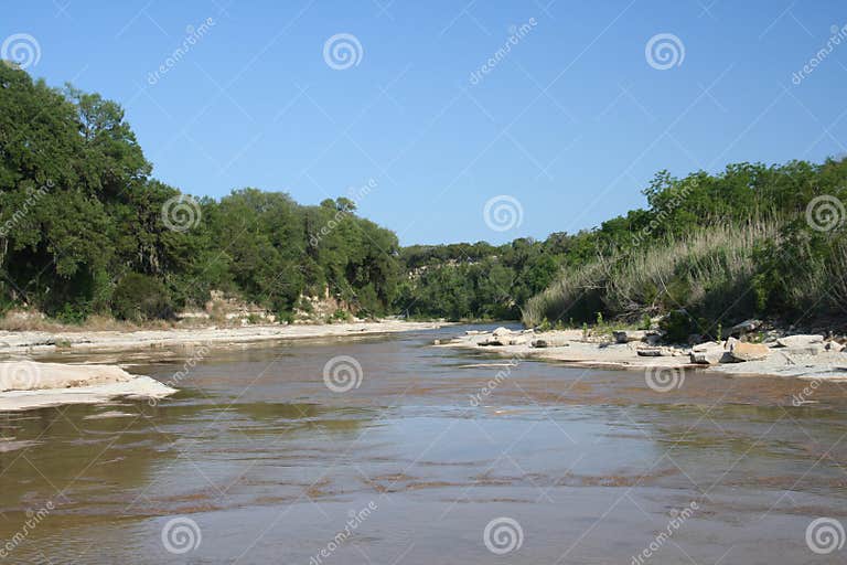 Blanco River stock image. Image of blue, flowing, summer - 820053