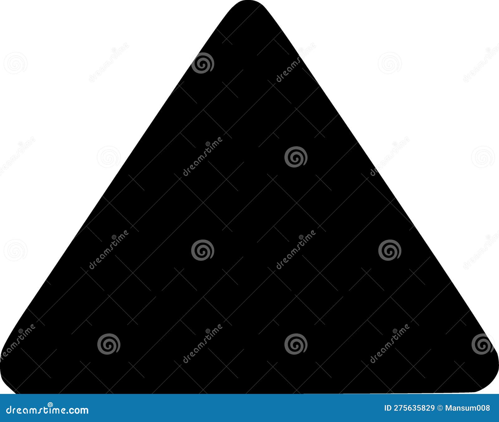 Blanco Y Negro De Forma Triangular Stock de ilustración - Ilustración ...