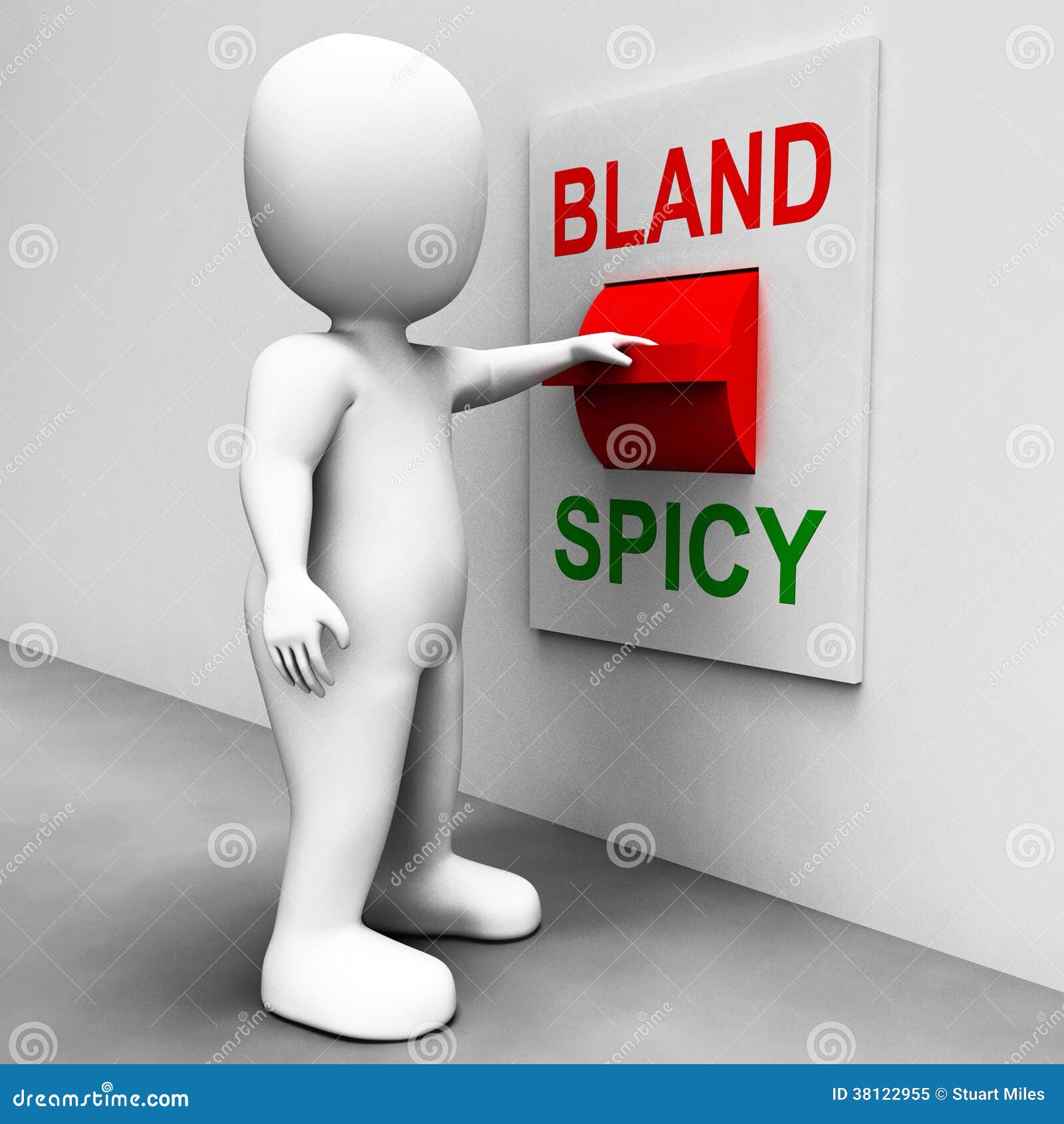 Bland Spicy Keys Shows Plain Hot Cooking Flavours Royalty-Free Stock ...