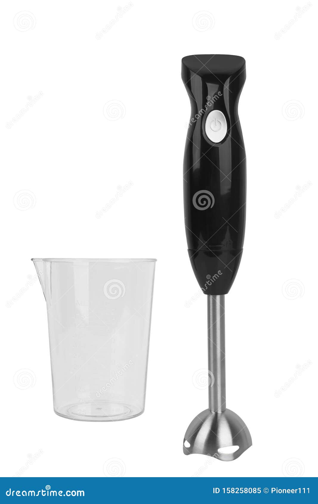 Blander en blanco imagen de archivo. Imagen de postre - 158258085