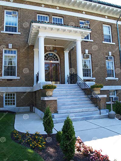 Blaney Hall, Cedar Crest College Stock Image - Image of campus, brick ...