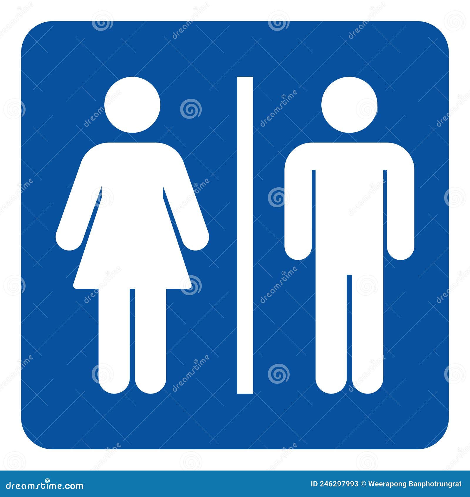 Toilet Sign in the Public, Restroom or Bathroom Icon Stock Vector ...