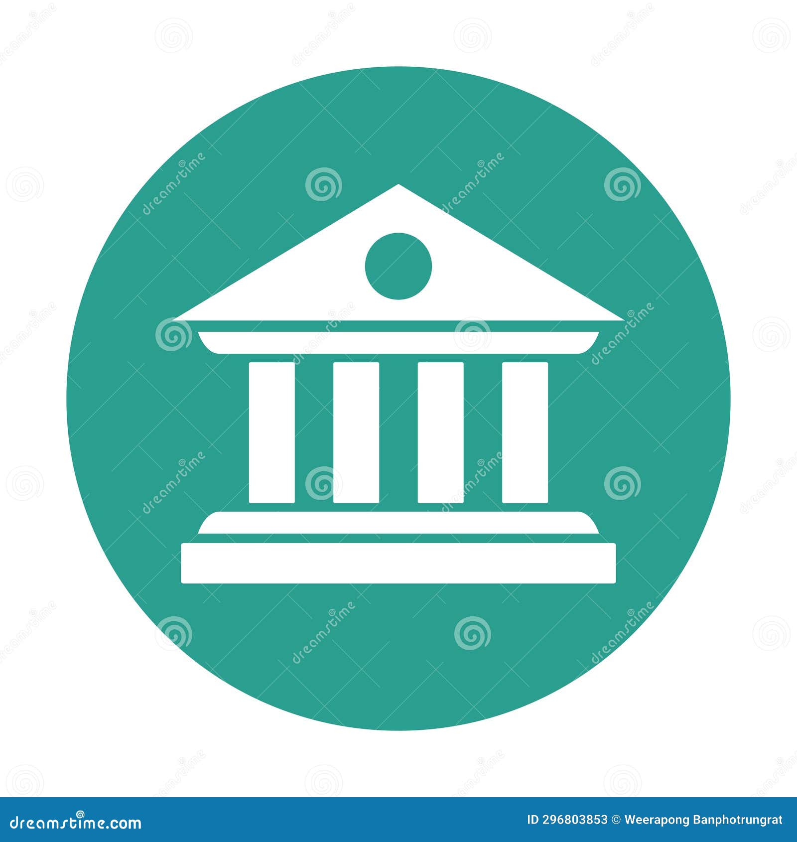 Bank Building Vector, the Financial Center for Investment in Business ...