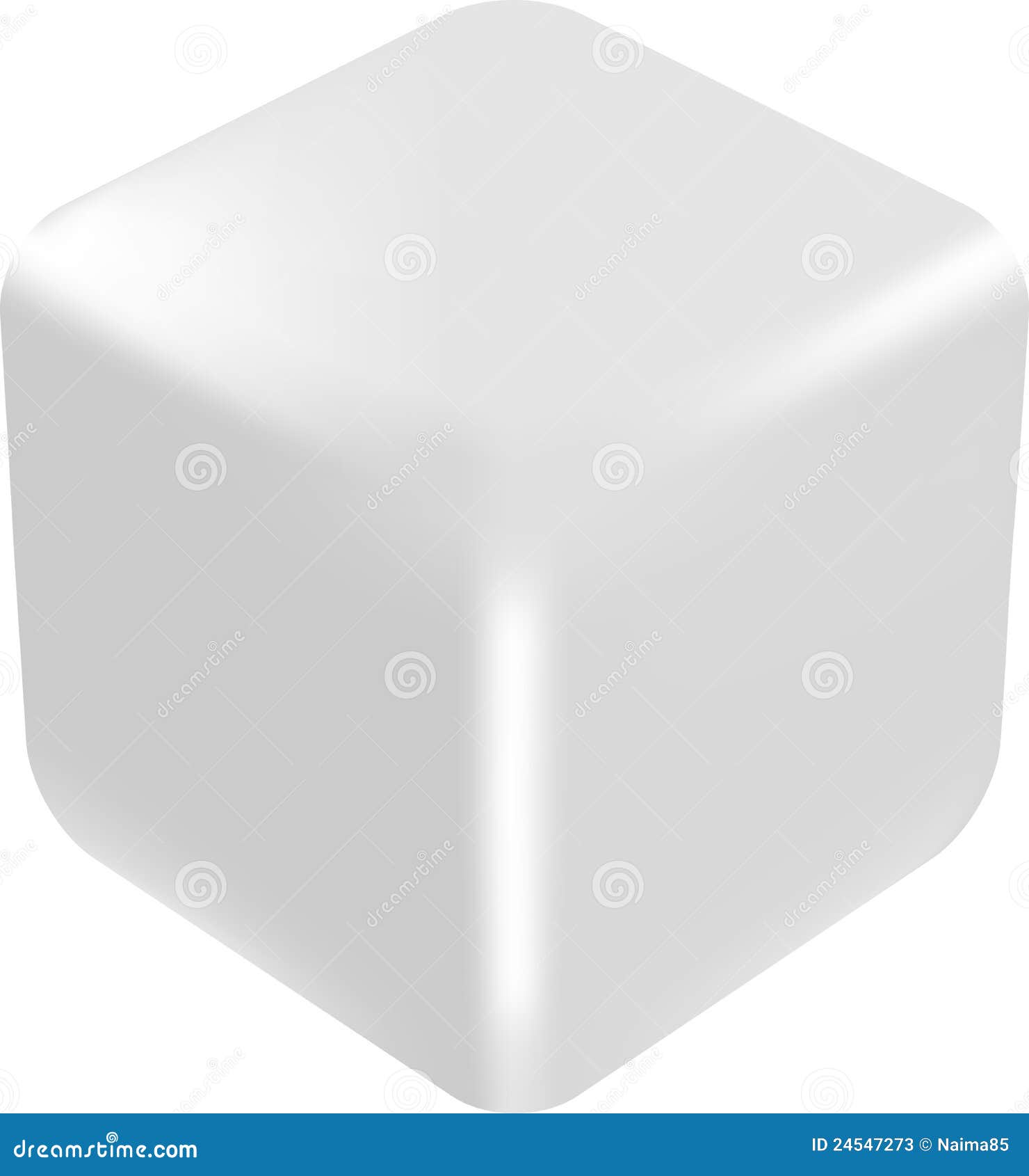 Blank 3d Cube Stock Photos - Image: 24547273