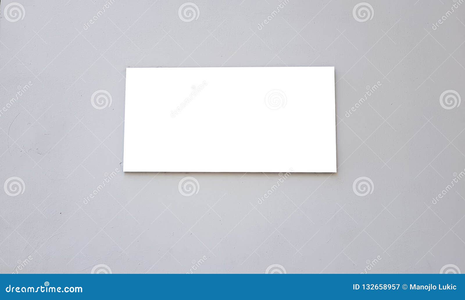 Blank Advertisement Banner Ad Template Mock Up Isolated Clipping Path ...