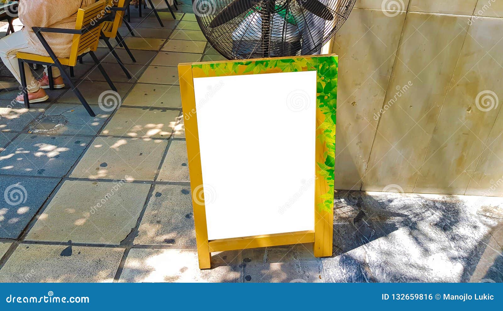 Blank Advertisement Banner Ad Template Mock Up Isolated Clipping Path ...