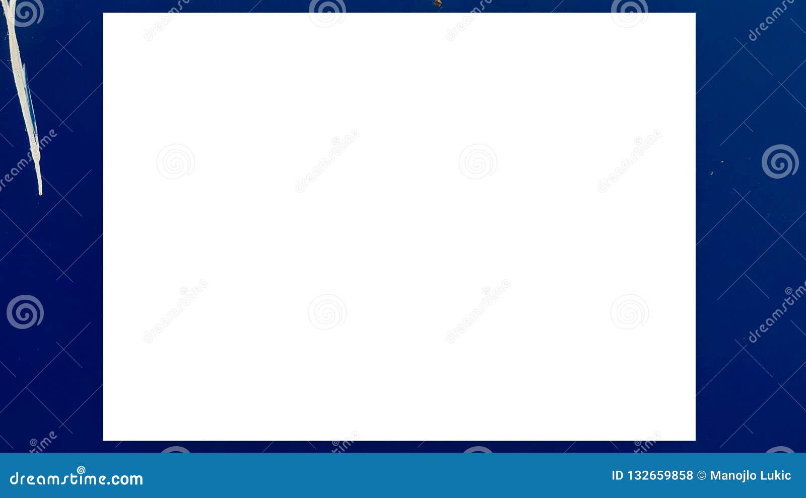 Blank Advertisement Banner Ad Template Mock Up Isolated Clipping Path ...