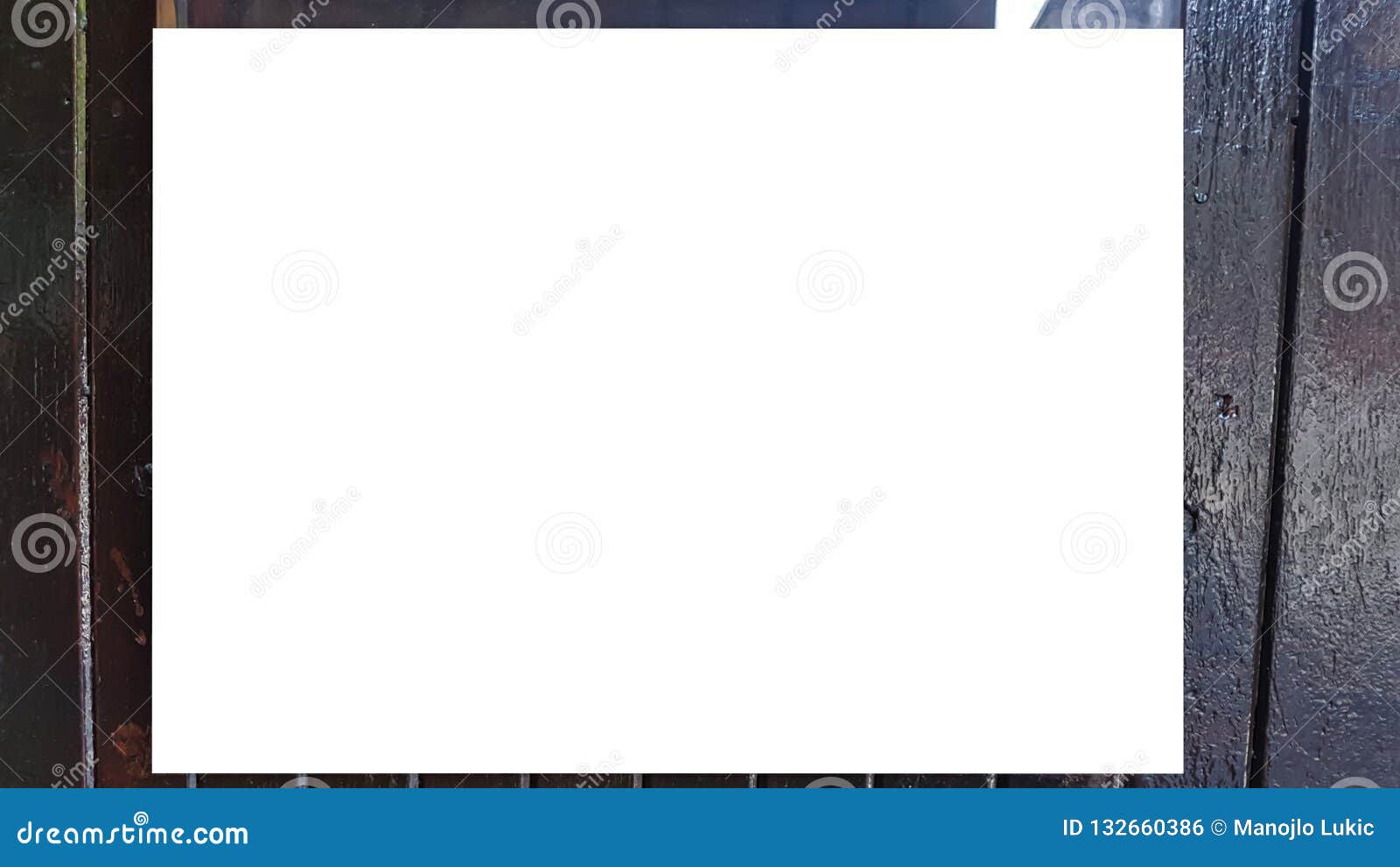 Blank Advertisement Banner Ad Template Mock Up Isolated Clipping Path ...