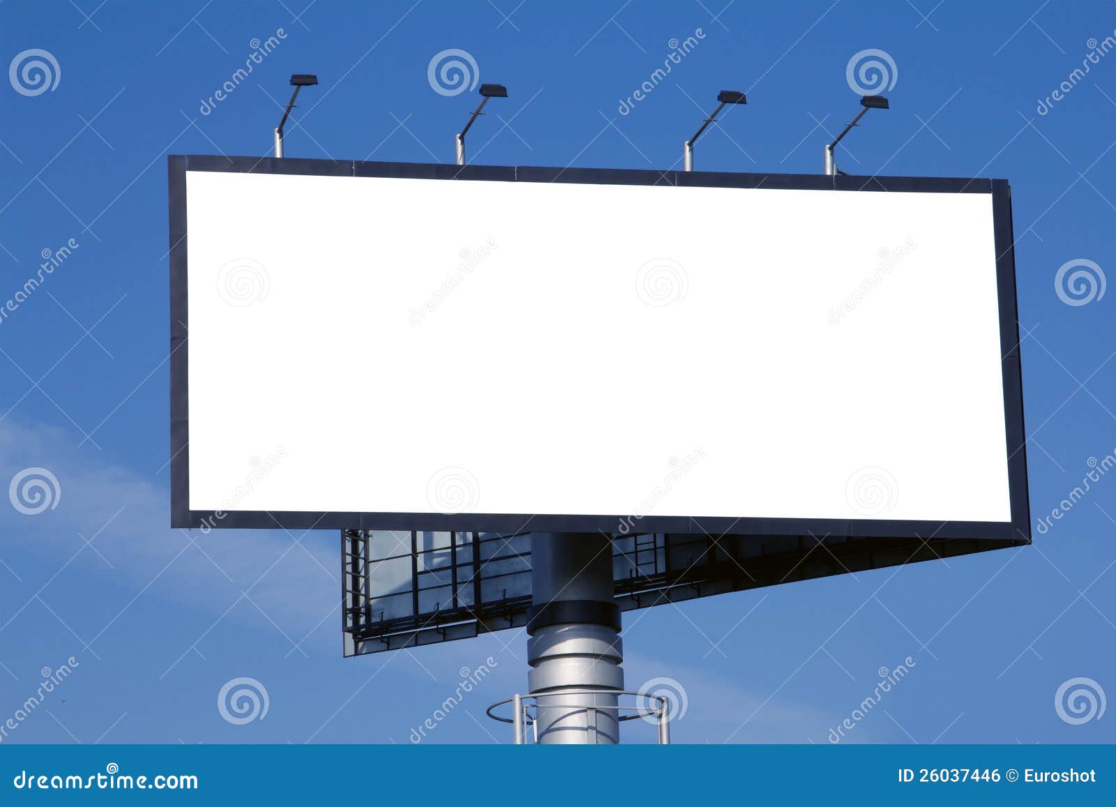 Blank Advertisement Board Or Billboard Screen In The City Royalty-Free ...