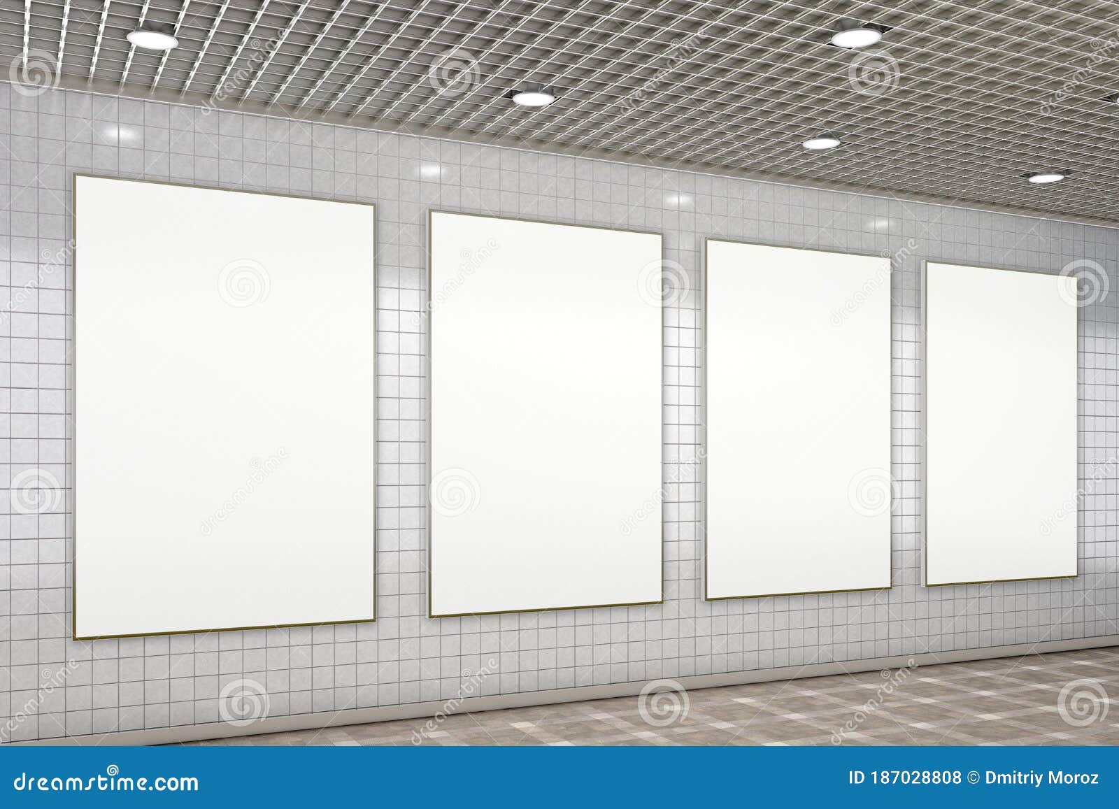 Blank advertisement poster stock illustration. Illustration of ...