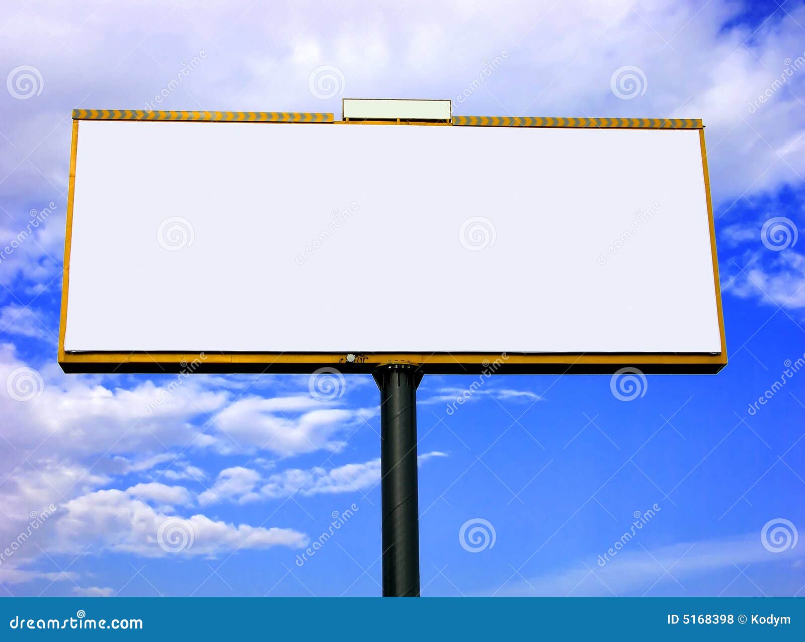 Blank Advertising Billboard Stock Photo - Image of advertisement ...