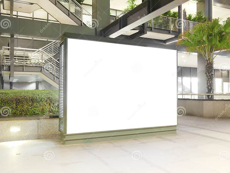 Blank advertising board stock image. Image of clean, blank - 23093279