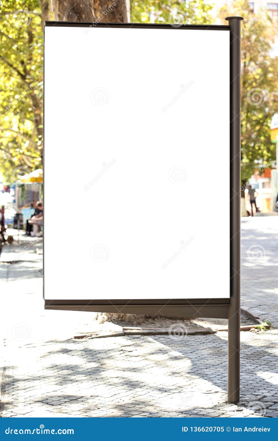 Advertising board stock image. Image of empty, design - 136620705