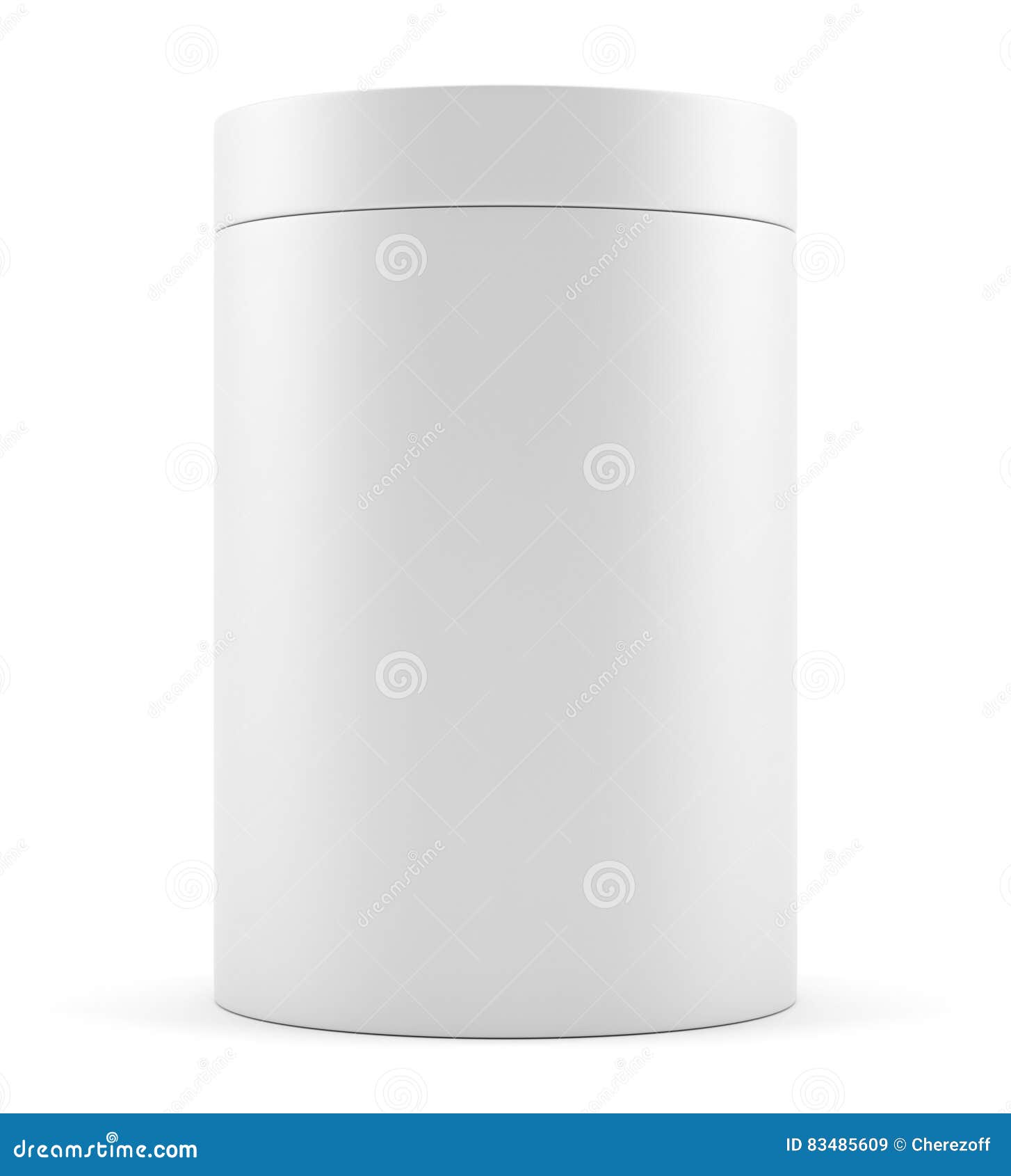 Blank advertising cylinder stock illustration. Illustration of shopping ...