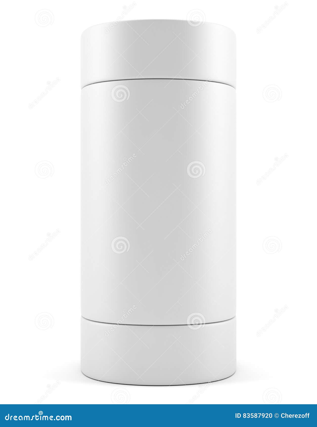 Blank advertising cylinder stock illustration. Illustration of label ...