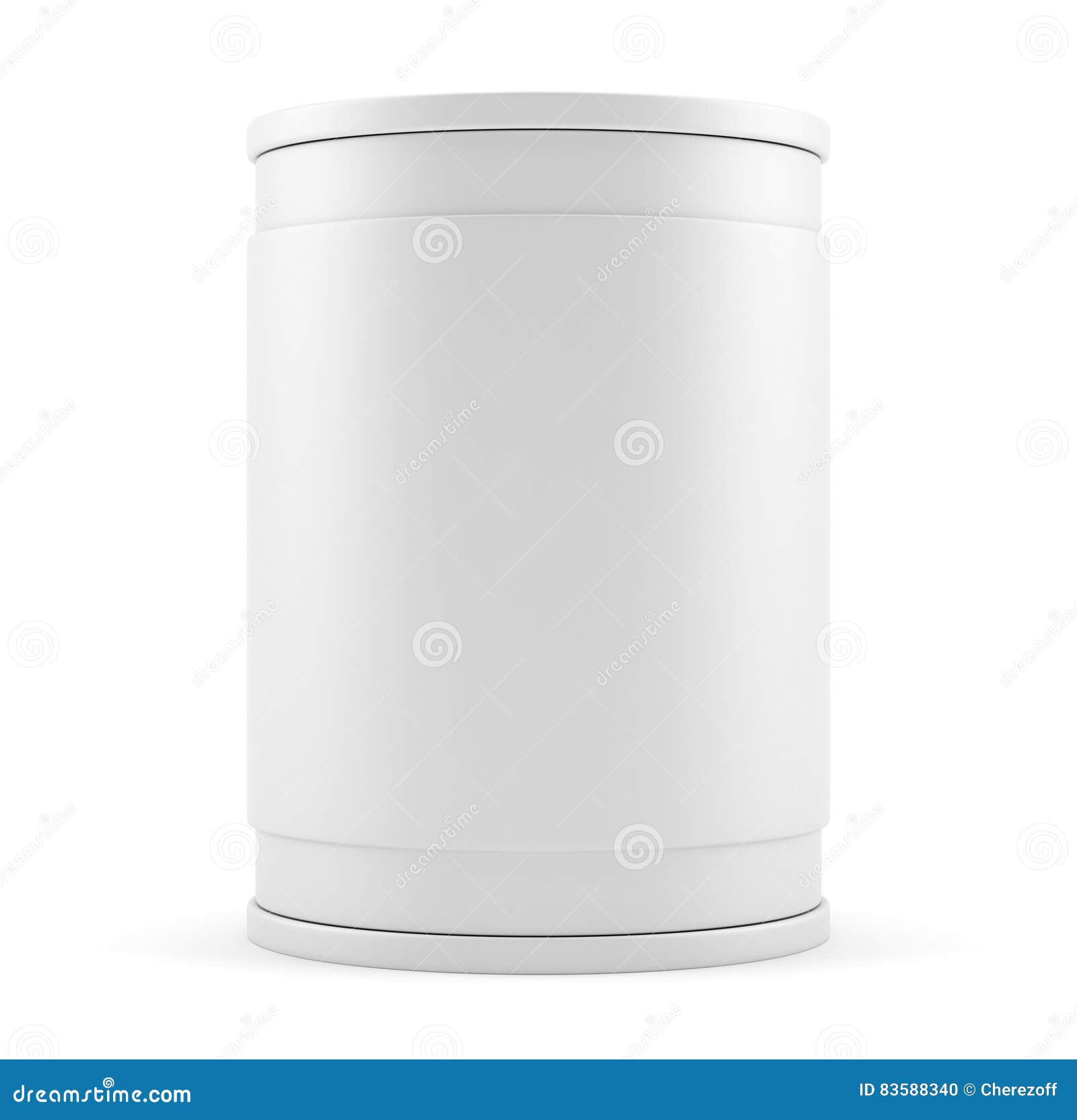 Blank advertising cylinder stock illustration. Illustration of standing ...