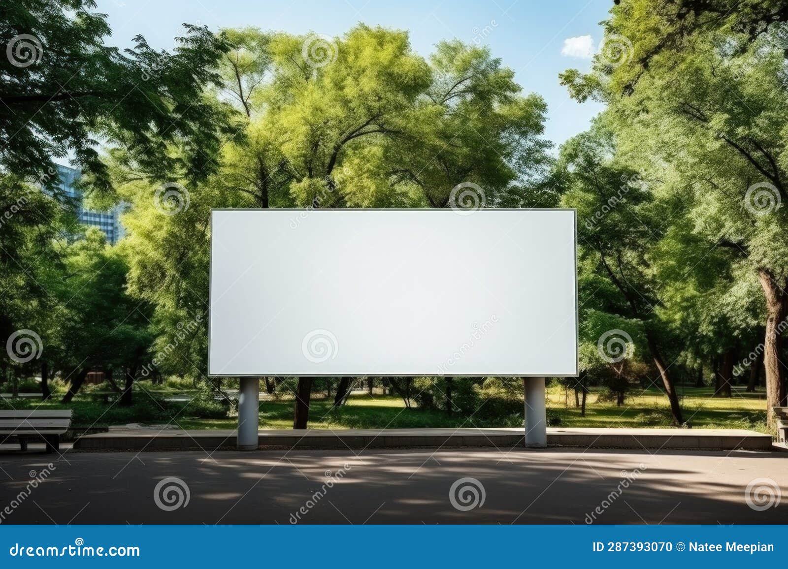 Blank Advertising Poster Banner Mockup Outside Shopping Mall ... Blank Advertising Poster Banner Mockup Outside Shopping Mall ...