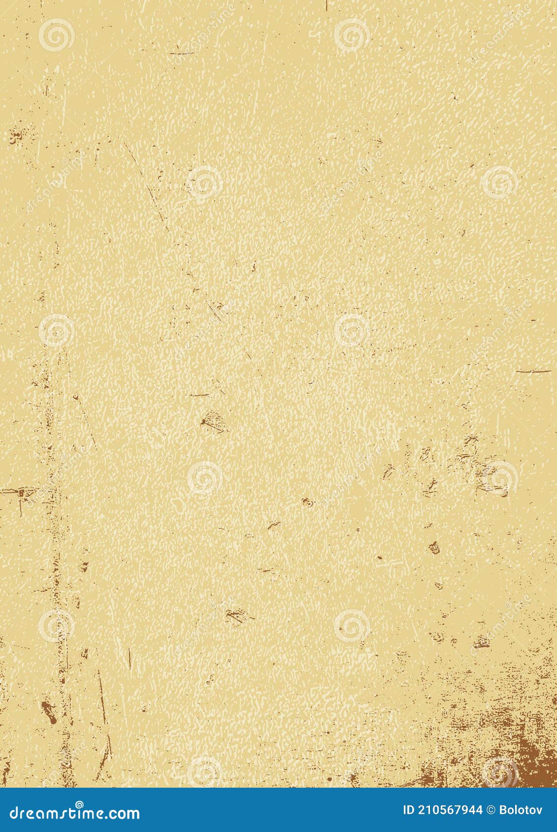 Blank Aged Paper Background, Vertical. A4 Format, Grunge Textures in ...