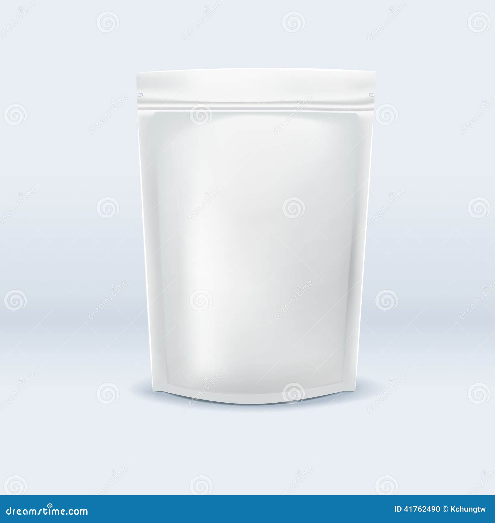 Aluminum Foil Sachet Packet 3D Rendering Stock Image | CartoonDealer ...