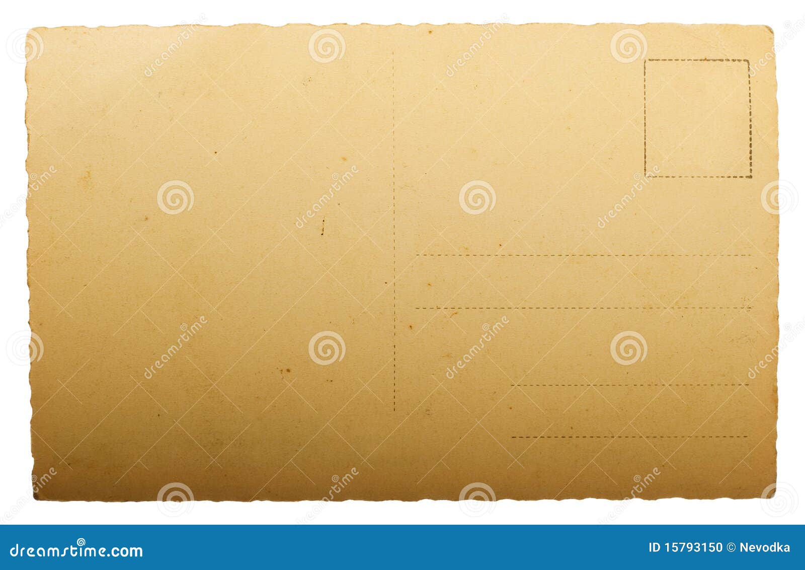Blank Ancient Mail Envelope Stock Image | CartoonDealer.com #17119111