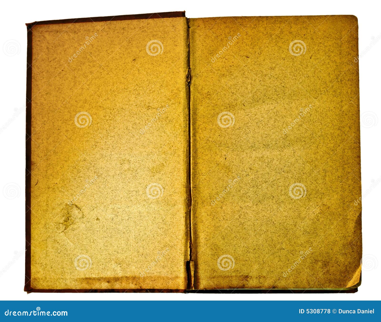 Antique Open Book Lying On Wooden Pedestal Isolated On White Background ...
