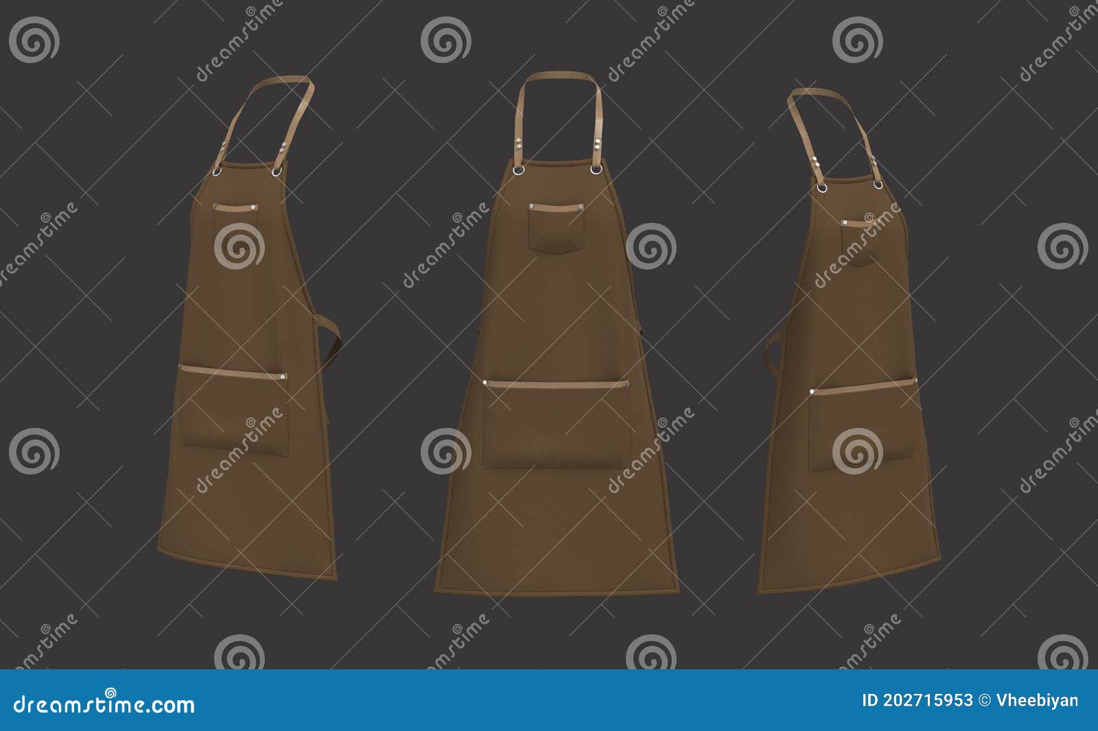 Blank Aprons, Apron Mockup, Clean Apron, Design Presentation for Print ...