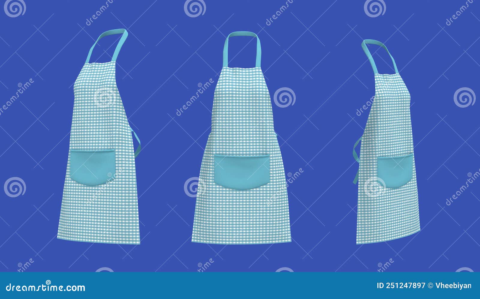 Blank Aprons, Apron Mockup, Clean Apron Stock Illustration ...