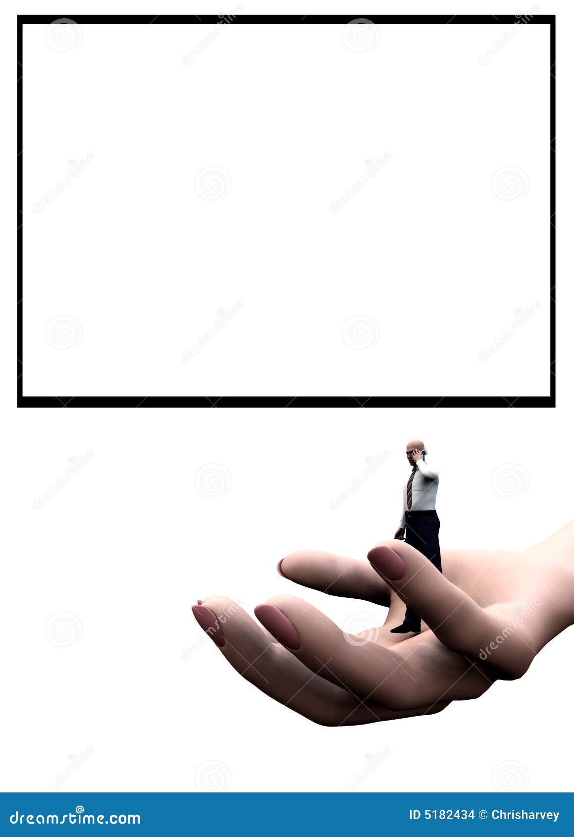 Blank Area Helping Hand 2 Picture. Image: 5182434