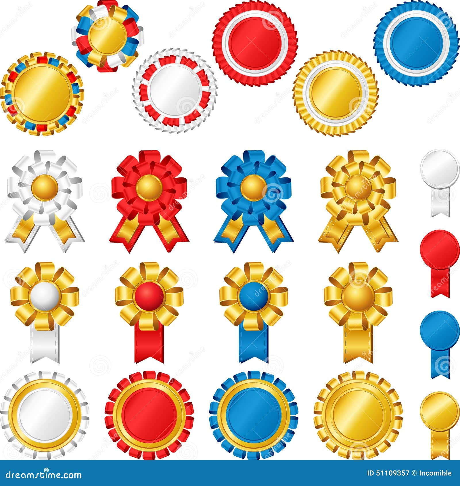 Blank Award Ribbon Rosette Royalty-Free Stock Photography ...
