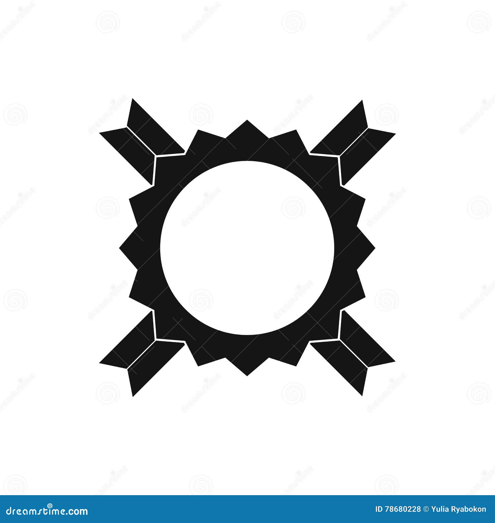 Rosette Ribbon Vector Illustration | CartoonDealer.com #41574160