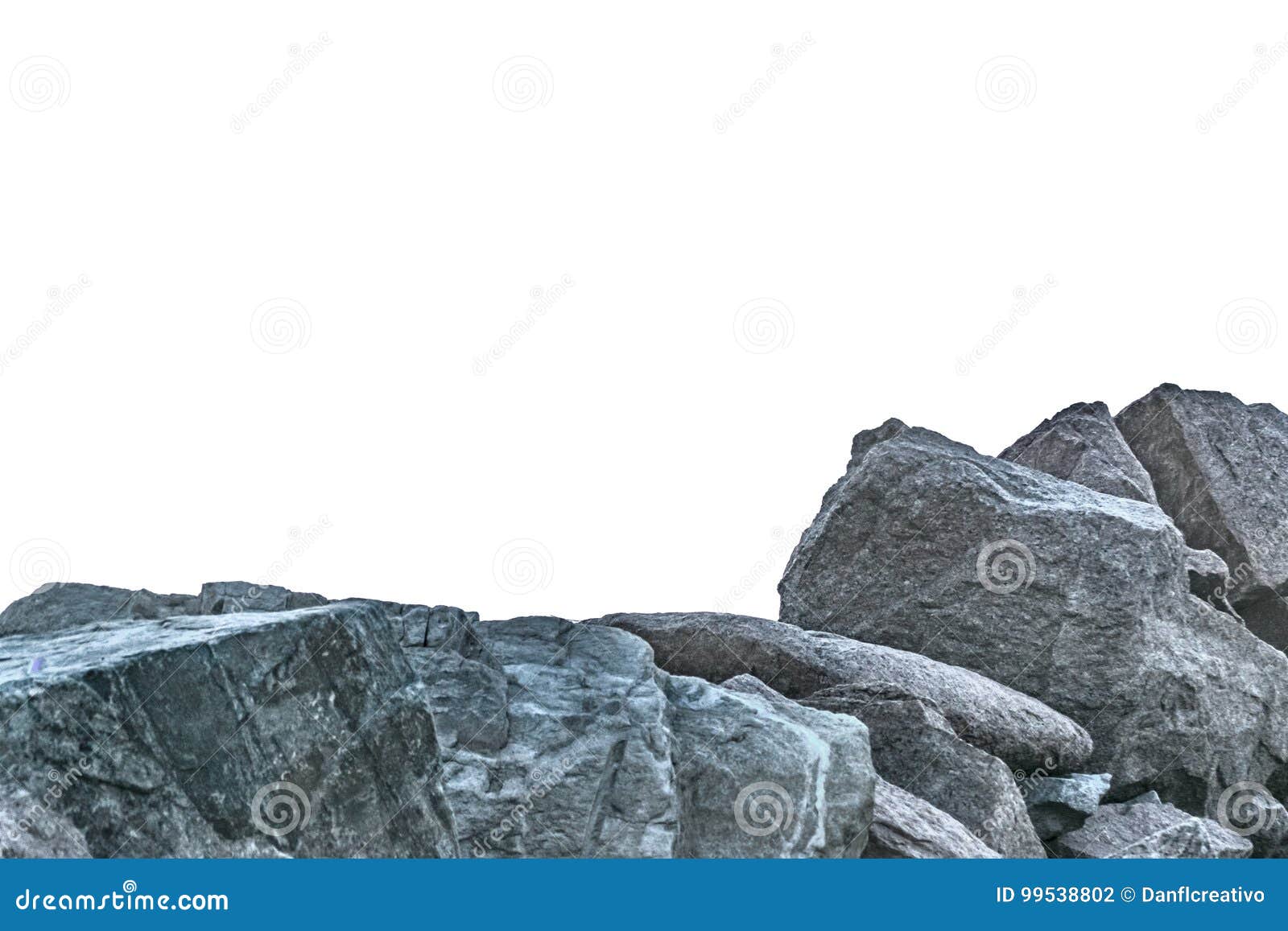 Blank Background with Rocks Borders Stock Photo - Image of geological ...