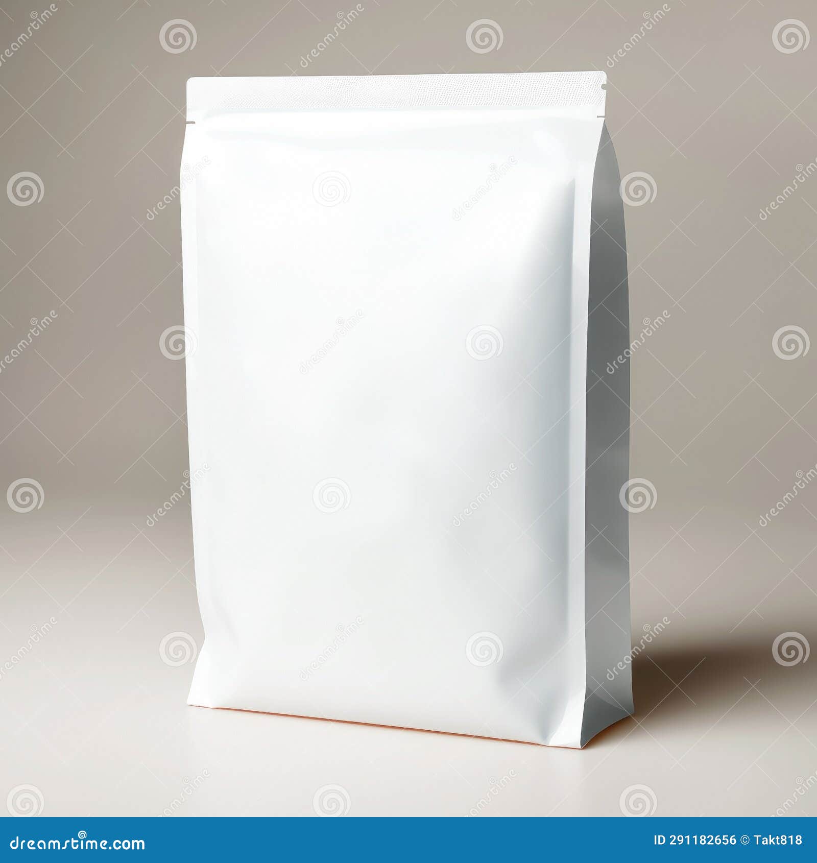 Blank bag packaging mockup stock illustration. Illustration of plastic ...