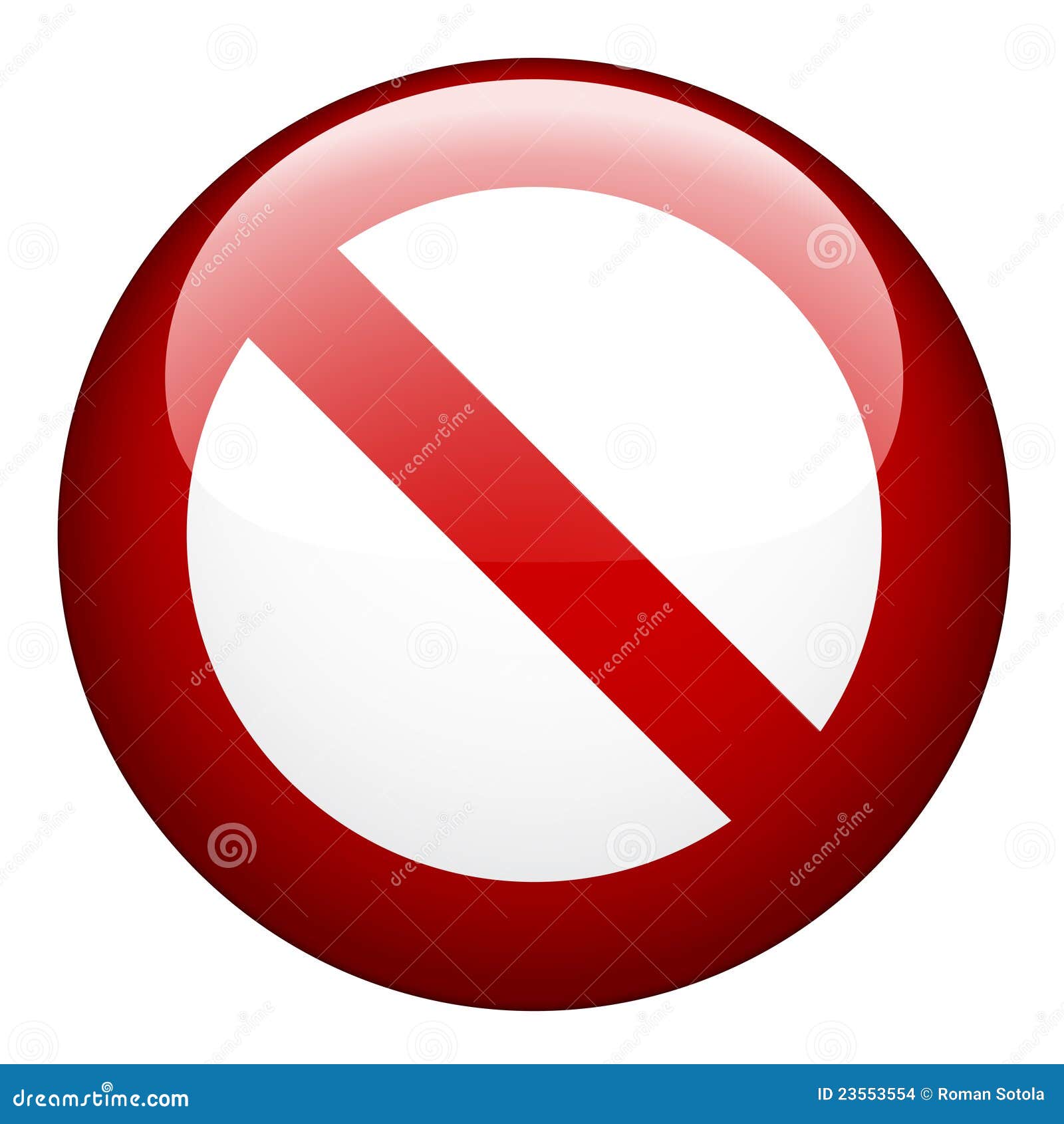 Blank Ban Vector Illustration | CartoonDealer.com #23553554