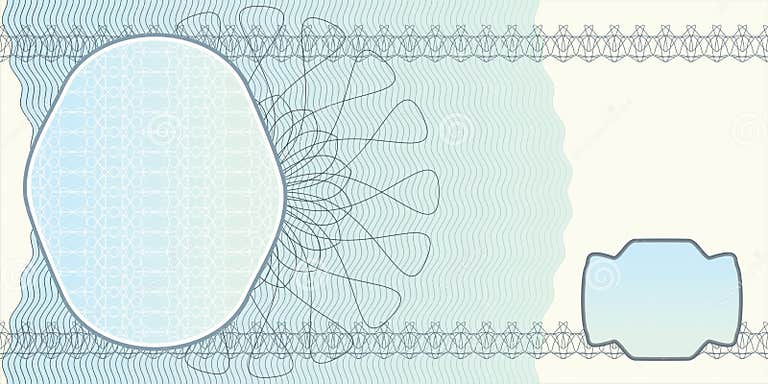 Blank banknote layout stock vector. Illustration of falsify - 79072192