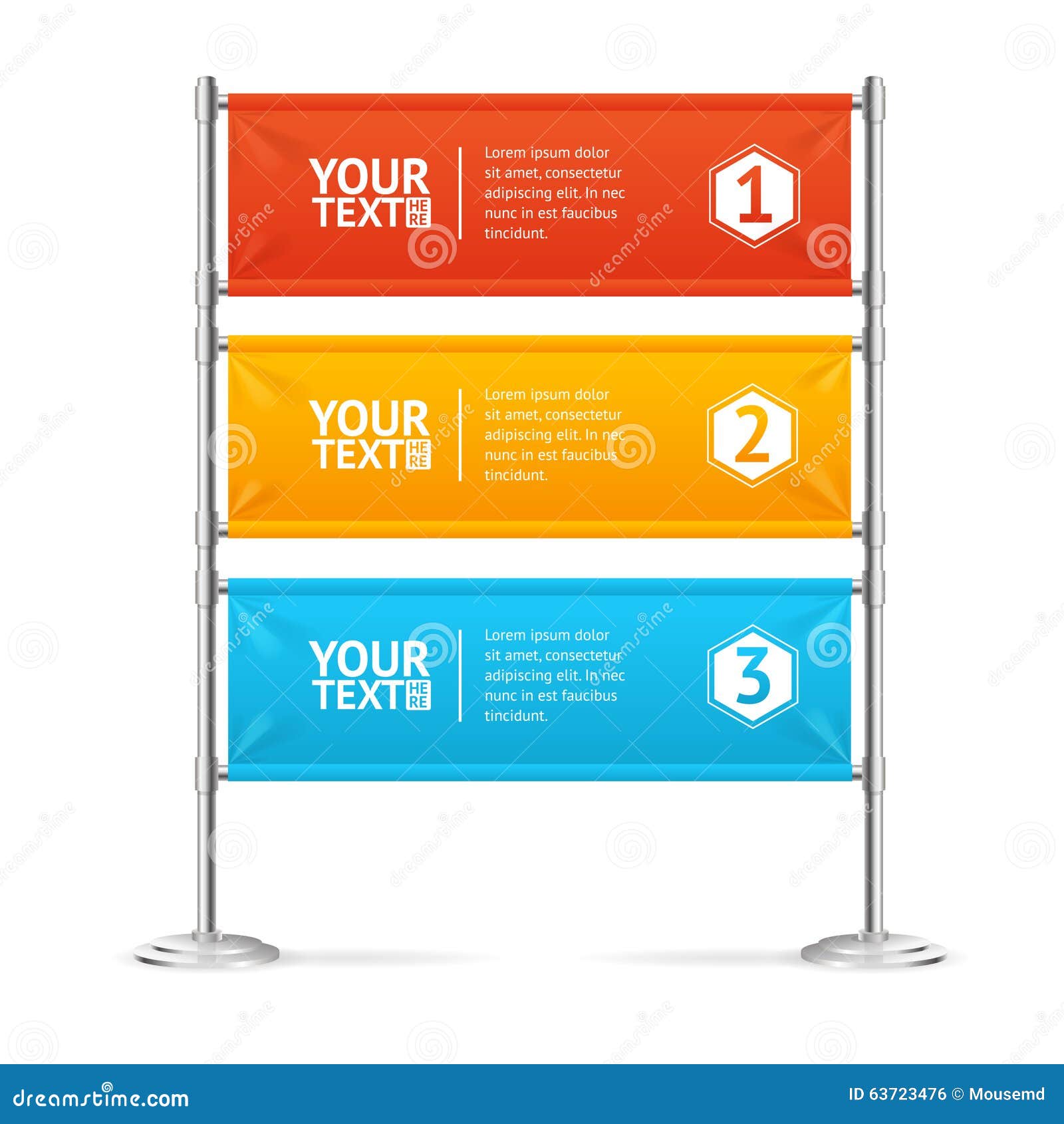 Horizontal Text Steps Infographics - Can Illustrate A Strategy ...