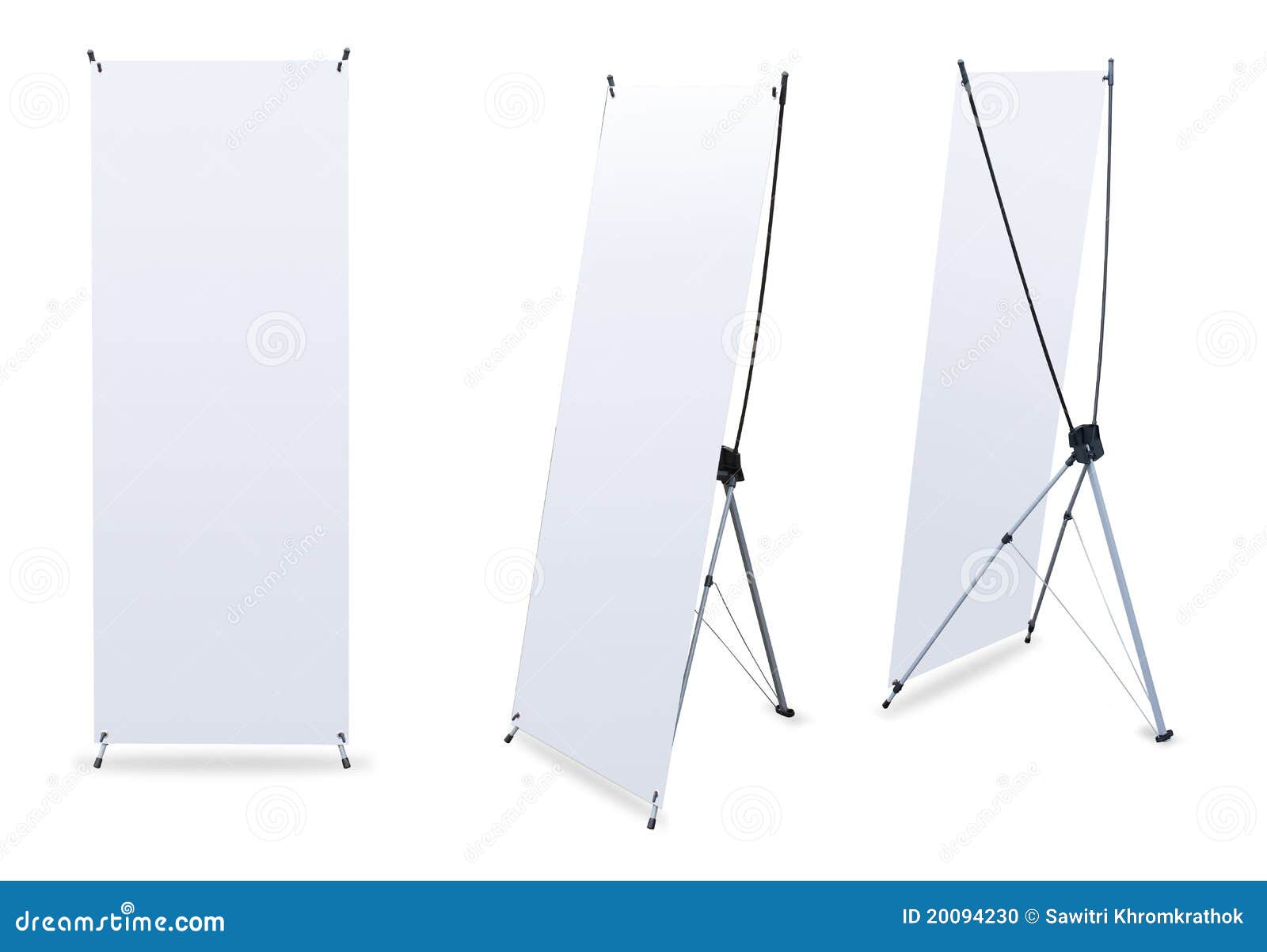 Blank banner X-Stands stock photo. Image of editable - 20094230