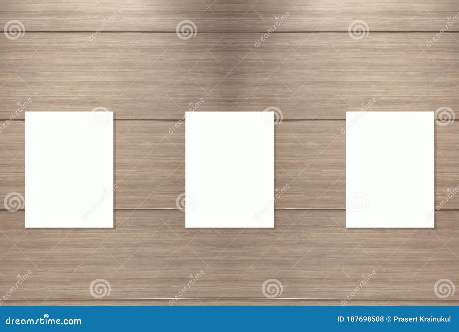 Blank banner on wood wall stock photo. Image of wall - 187698508